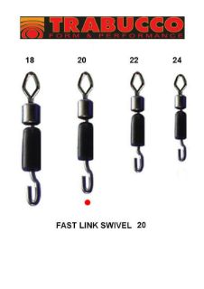 Trabucco Fast Link Swivels. Fishing Marine